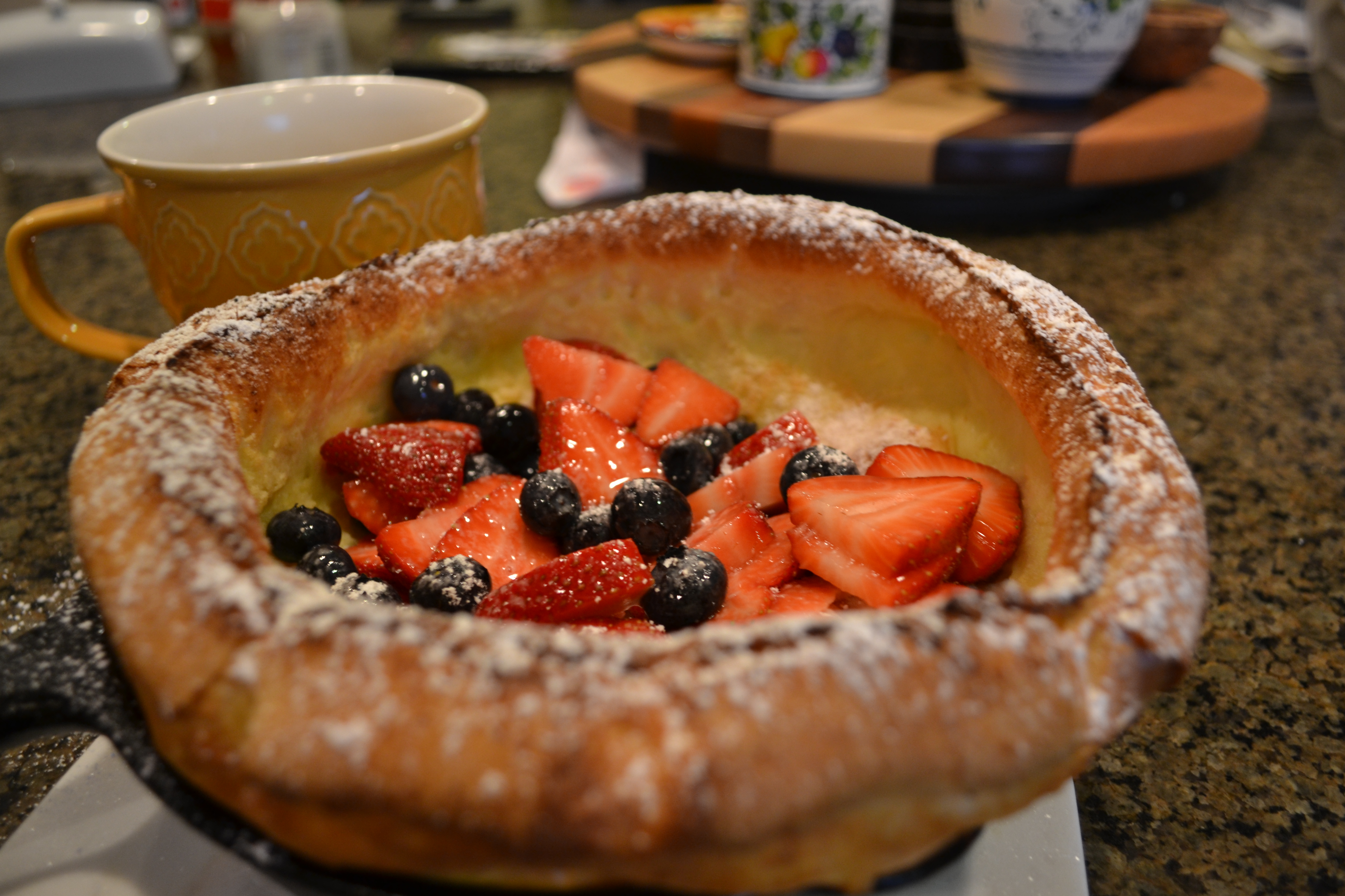 Whoa Baby! Fruit-Filled Dutch Baby for Breakfast